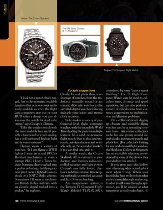 Time Takes Wing: A history of aviation watches | PDF