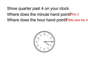Time to quarter hour | PPT