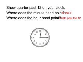 Time to quarter hour | PPT