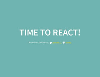 Time to React! | PDF