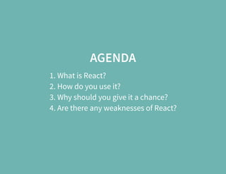 Time to React! | PPT