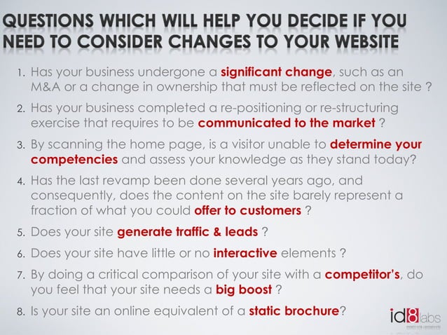 Time To Revamp Your Website | PPT