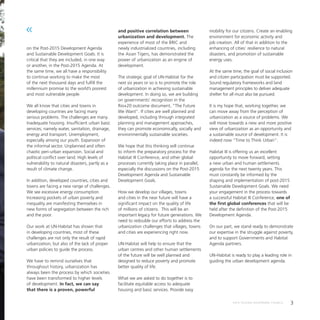 Time to Think Urban. UN-Habitats Vision on Urbanisation | PDF