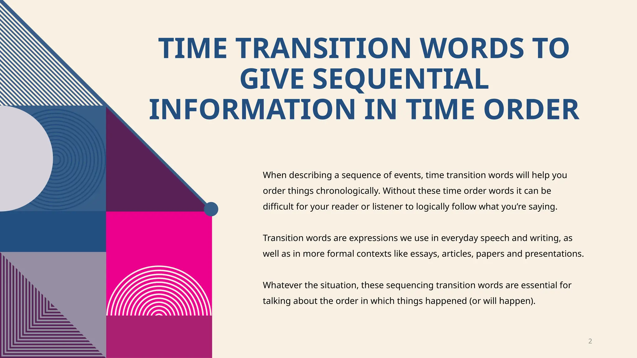 Time transition words to give sequential information.pptx