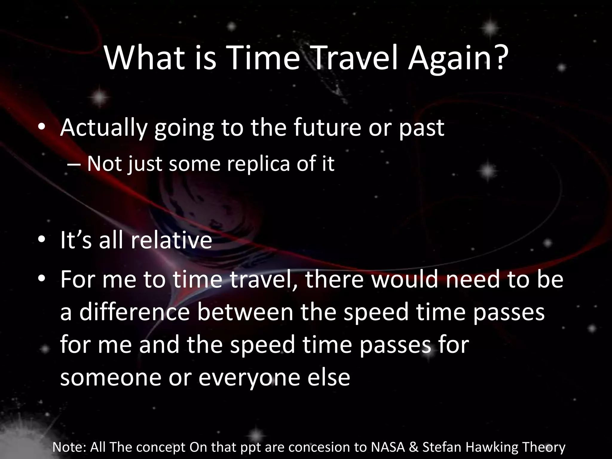 Time travel | PPTX