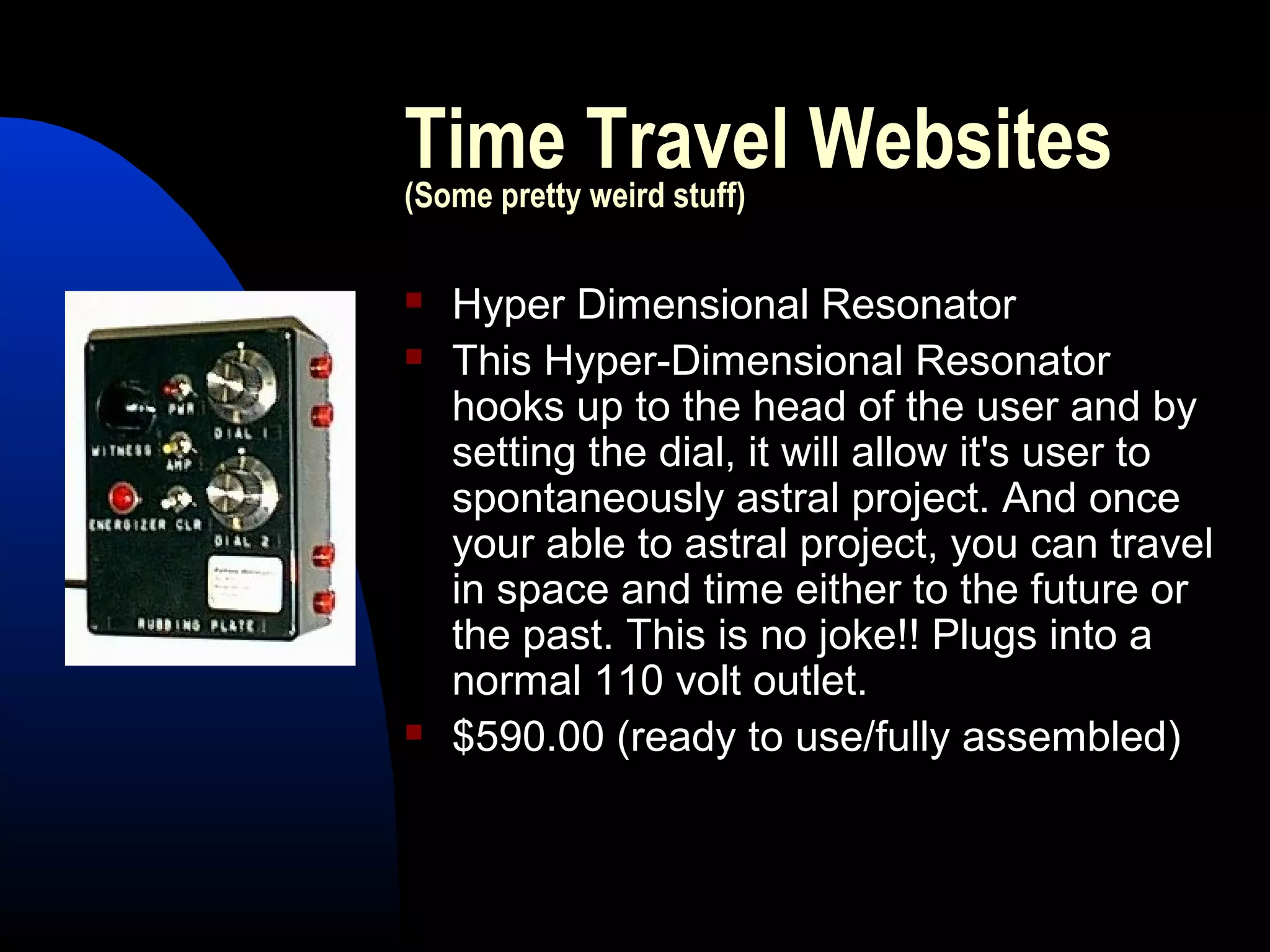 Time travel | PPT