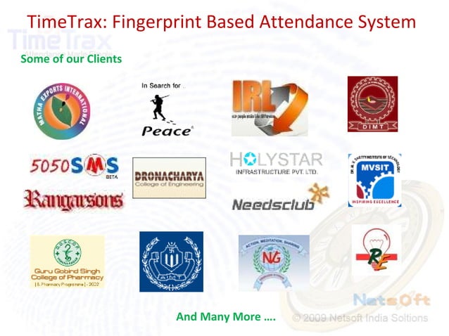 TimeTrax: Biometric Based Attendance System | PPS