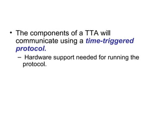 Time triggered arch. | PPT