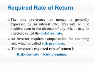 Time value concepts | PPTX