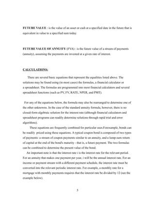 Time value of money 1 | RTF | Stocks and Bonds | Personal Investing