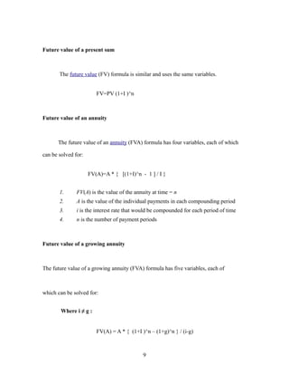 Time value of money 1 | RTF | Stocks and Bonds | Personal Investing