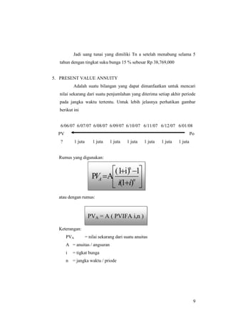 makalah Time value of money | PDF