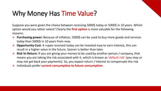 Time value of money | PPTX