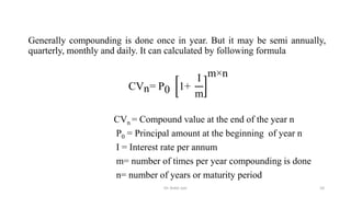 Time value of money | PPTX