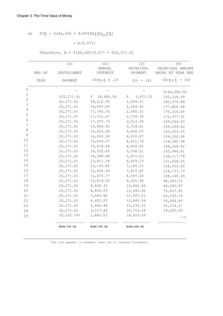 Chapter 3 the time value of money solution | PDF