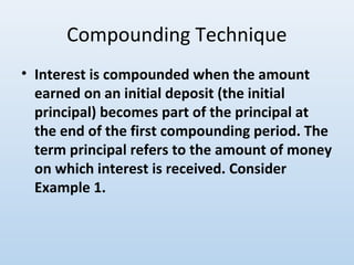 Time value of money | PPT