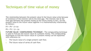 Time value of money | PPTX