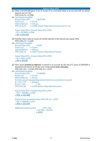 Time value of money | PDF