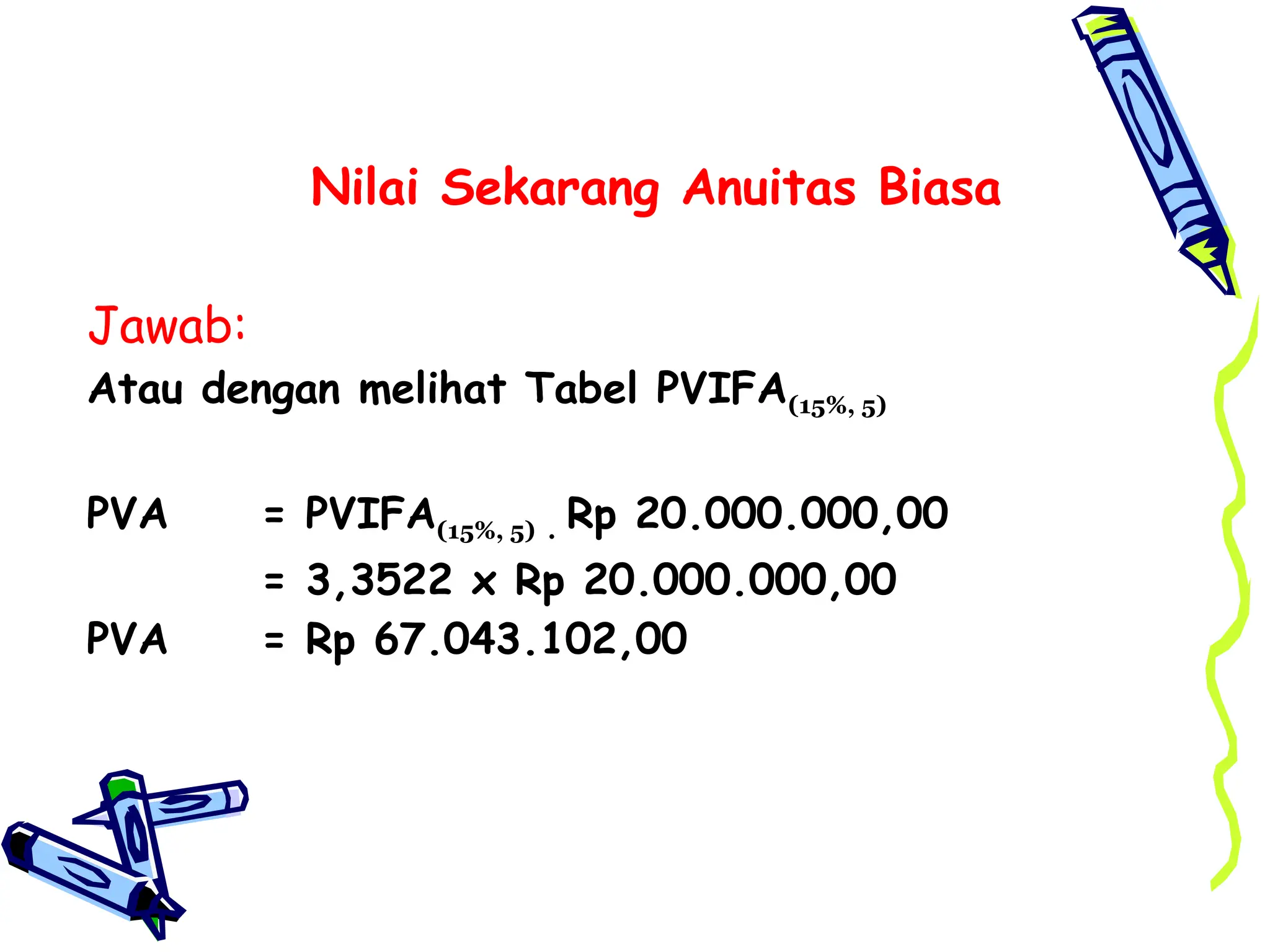 Materi PPT Time Value Mata Kuliah Manajemen Keuangan | PPTX