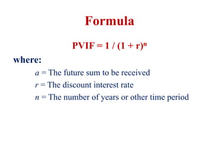 Time value of money with simple sums | PPT