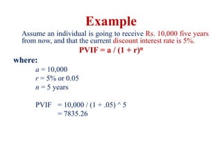 Time value of money with simple sums | PPT