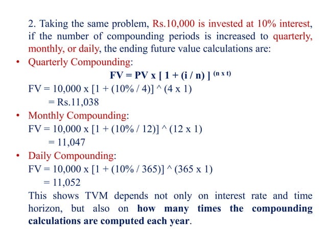 Time value of money with simple sums | PPT