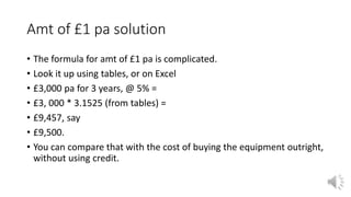 Time value of money 2 | PPT