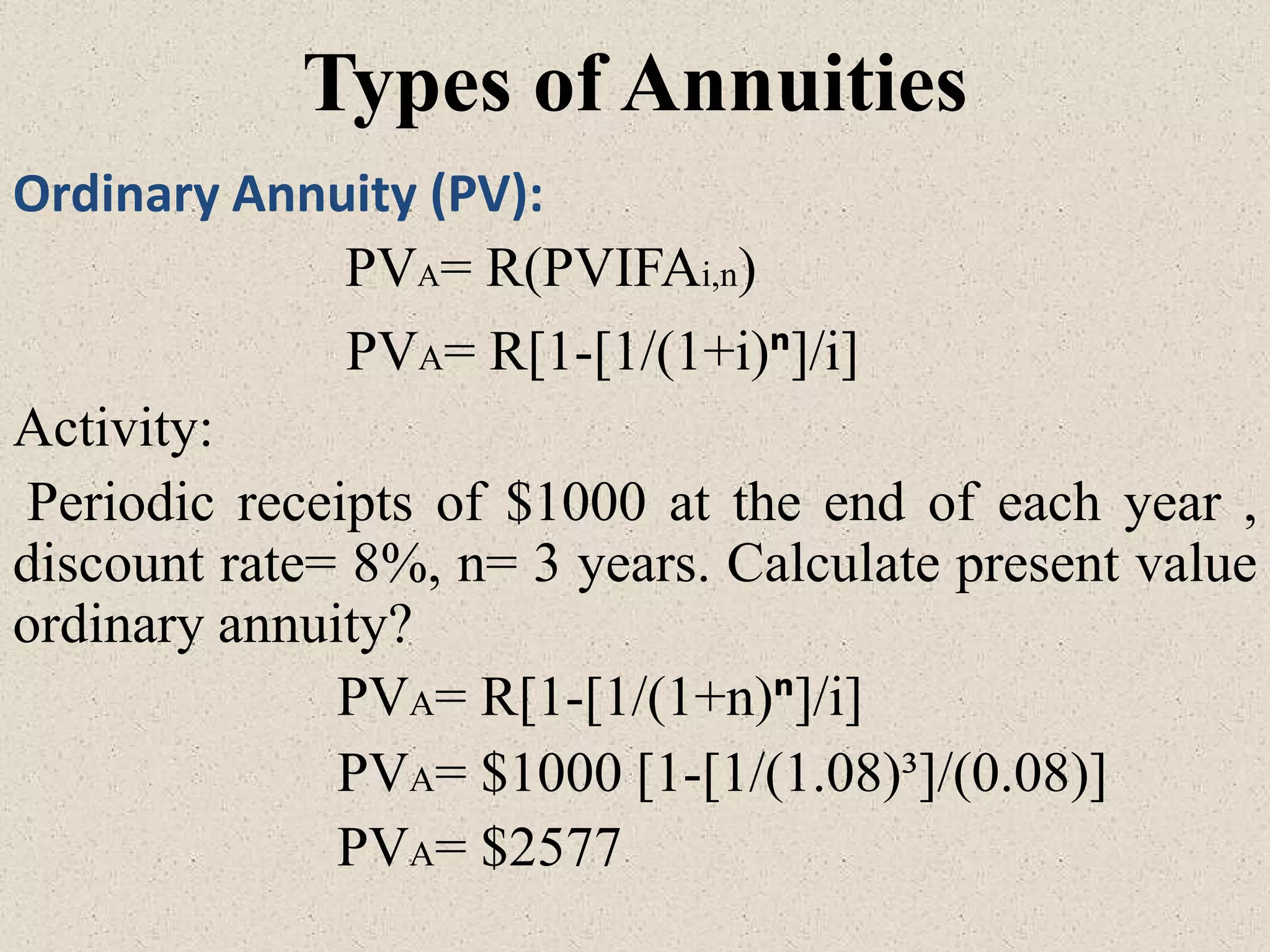 Time Value of Money (Financial Management) | PDF