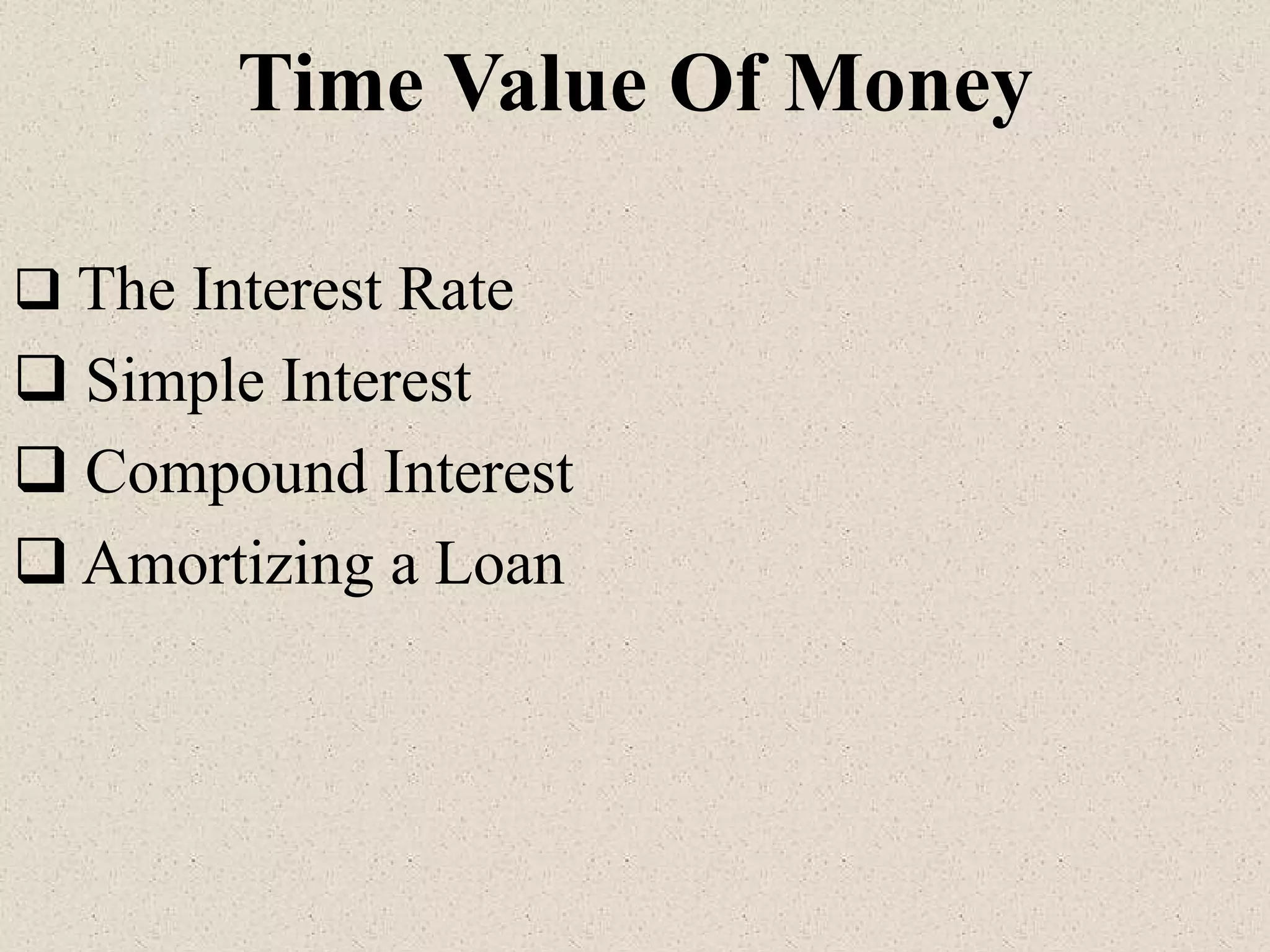 Time Value of Money (Financial Management) | PDF