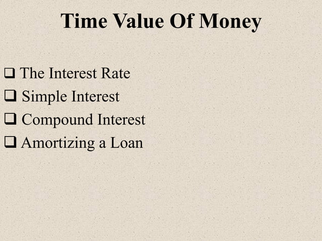Time Value of Money (Financial Management) | PDF