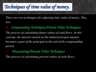 Time value of money ppt. | PPTX