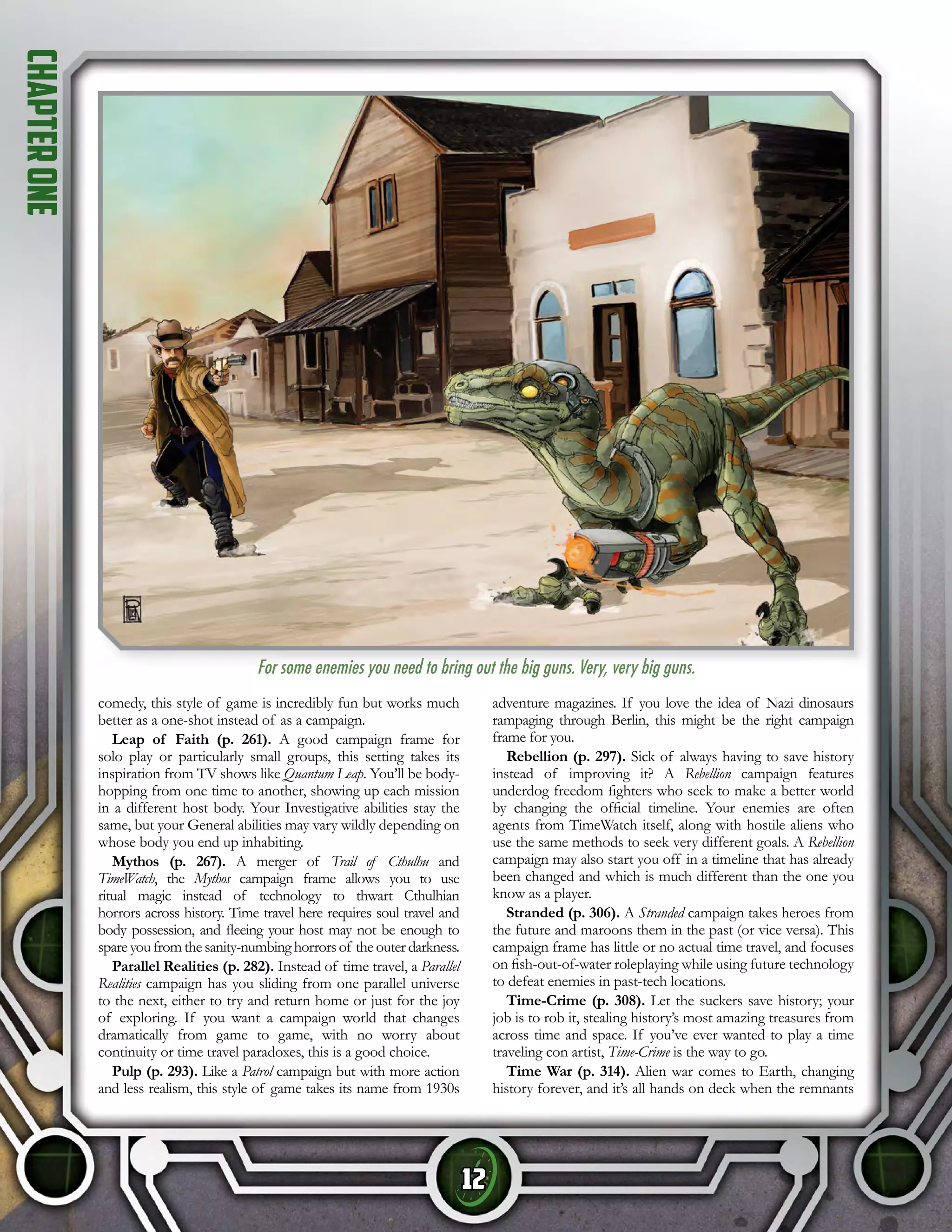 TimeWatch RPG preview | PDF