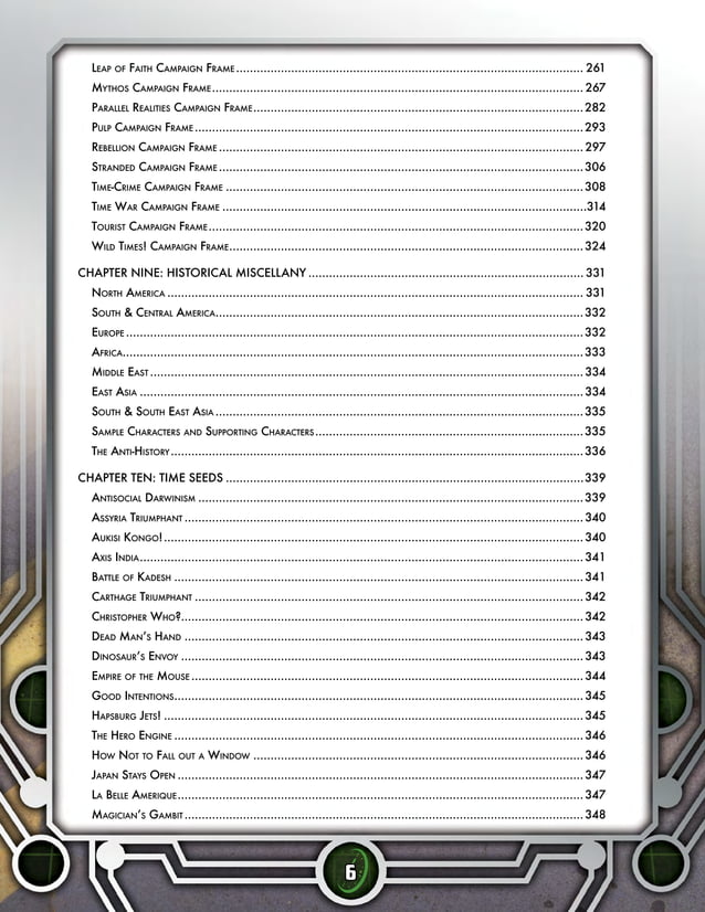 TimeWatch RPG preview | PDF | Roleplaying Games | Games and Puzzles