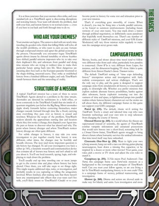 TimeWatch RPG preview | PDF