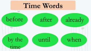 Time Words | PPTX