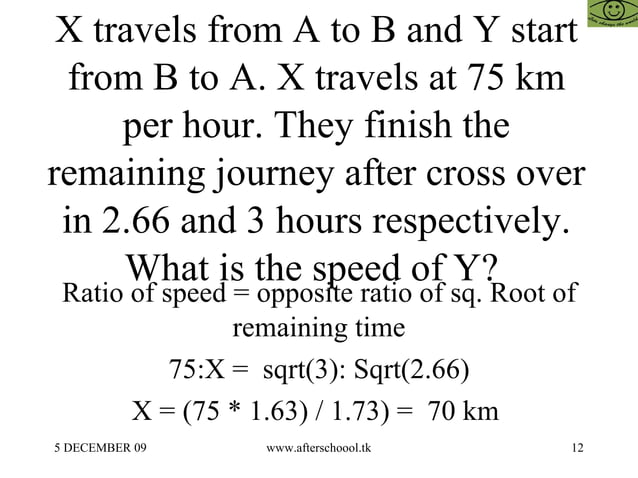 Time & Work & Time & Distance In Quantitative Aptitude | PPT