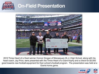 TIMEX Heart of a Giant | PDF | American Football | Sports