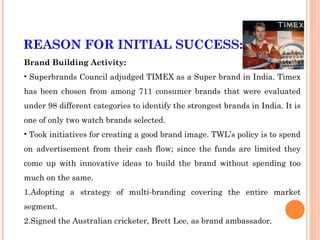 Timex case-study | PPT