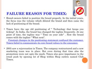 Timex case-study | PPT