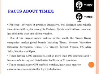 Timex case-study | PPT