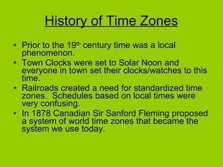 Time zones | PPT