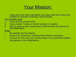 Time zones | PPT