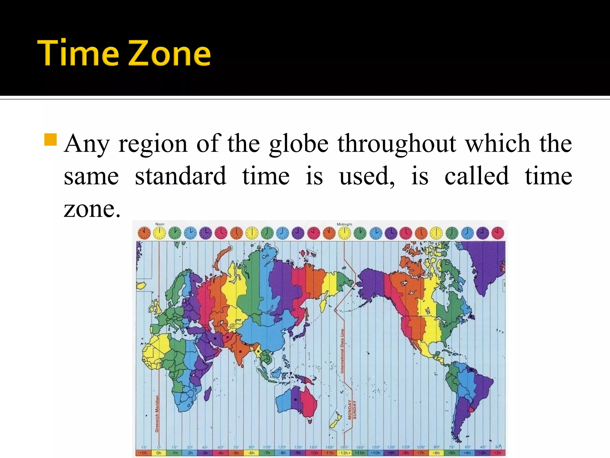 Time zones and international date line (idl | PPT | Free Download