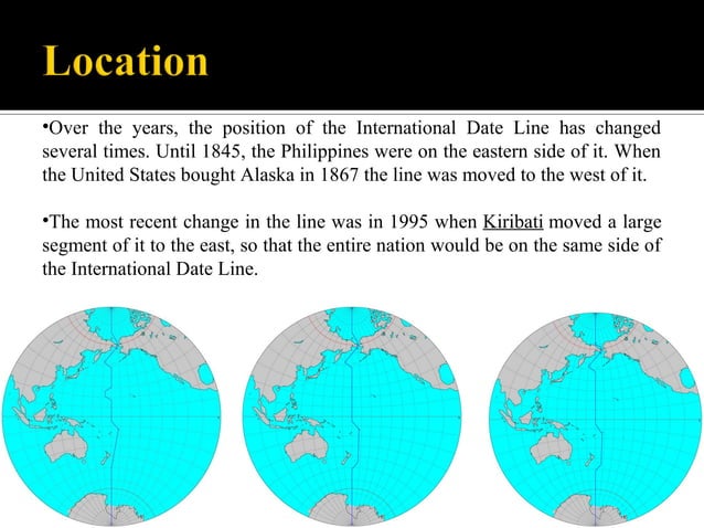Time zones and international date line (idl | PPT
