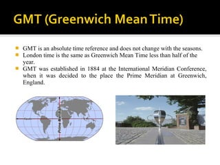 Time zones and international date line (idl | PPT