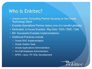 Exadata Performance Optimization | PPT