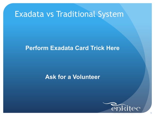 Exadata Performance Optimization Ppt