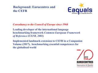 Tim Goodier: Implementing the new CEFR Companion Volume | PPTX | Education