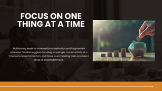 Tim Han’s Powerful Way to Stop Procrastination | PDF