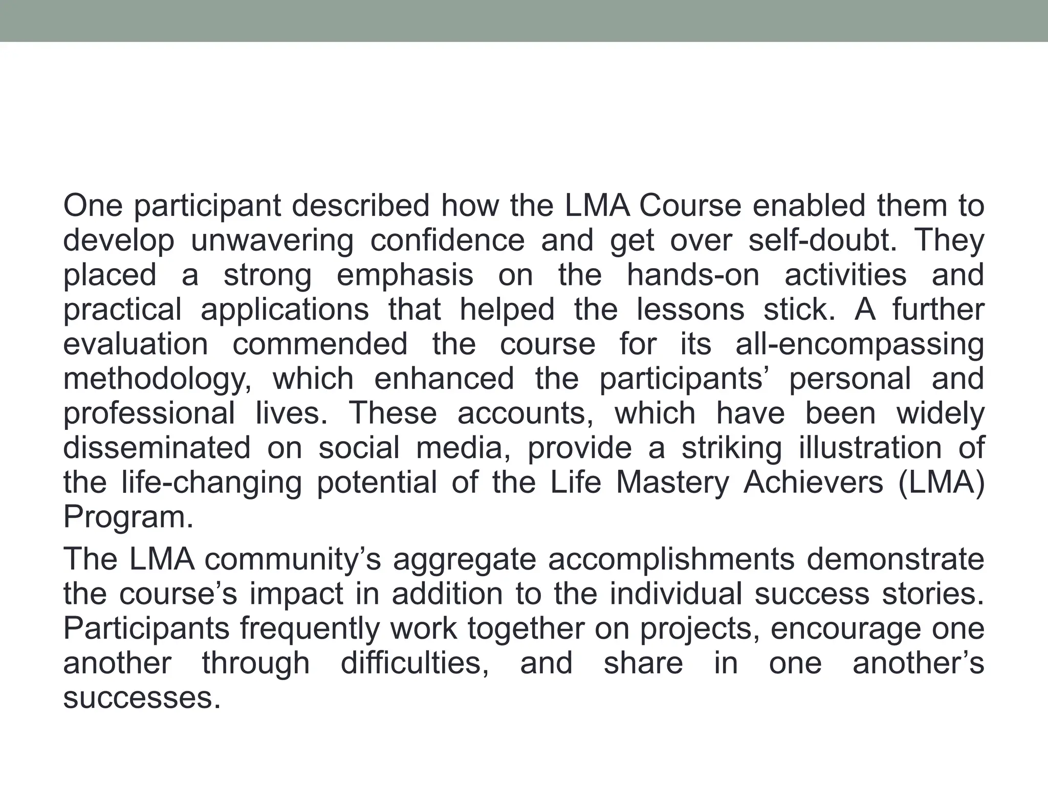 Tim Han LMA Course Lifting Thousands with LMA Course from Tiny ...